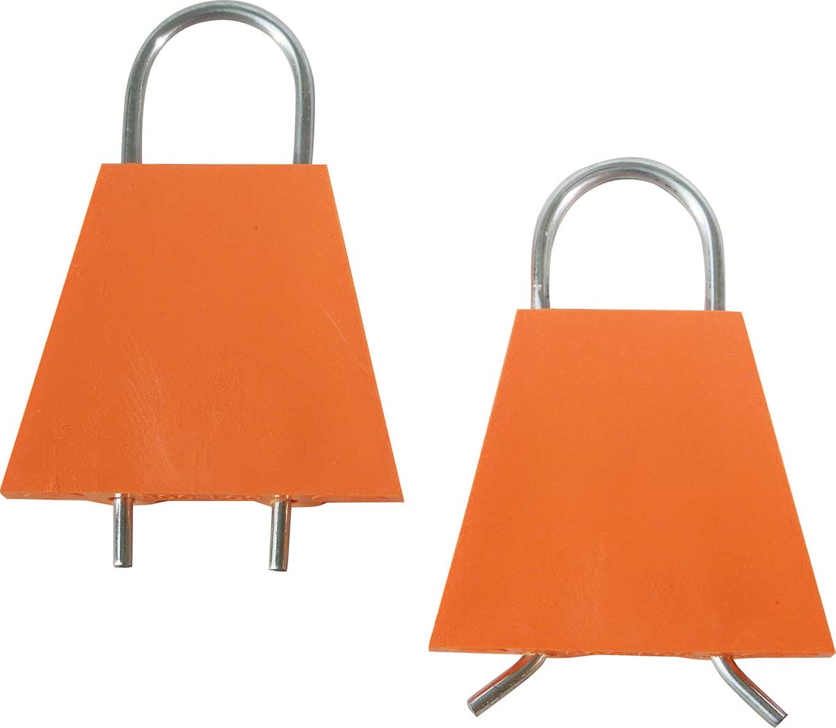 Bock's Dewlap Boc-Loc Brisket Tags Blank : Orange | Heritage Animal Health