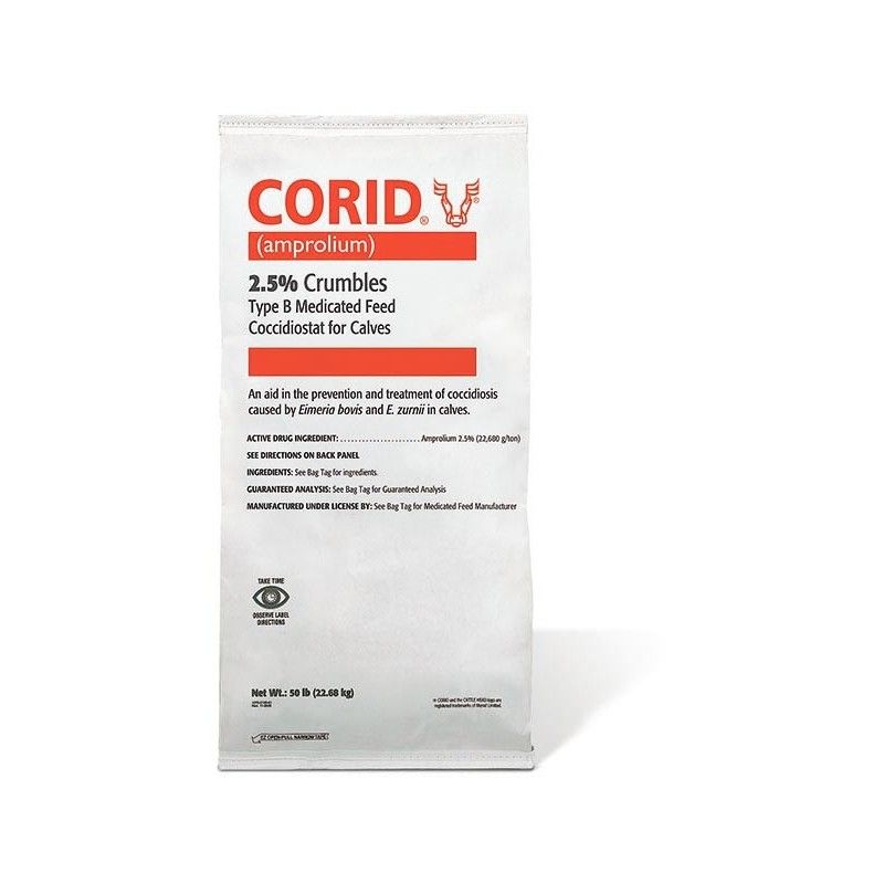 Corid 2.5% Pellets : 50lb | Heritage Animal Health