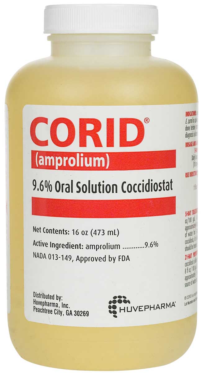 Corid 9.6% Oral Solution : 16oz | Heritage Animal Health