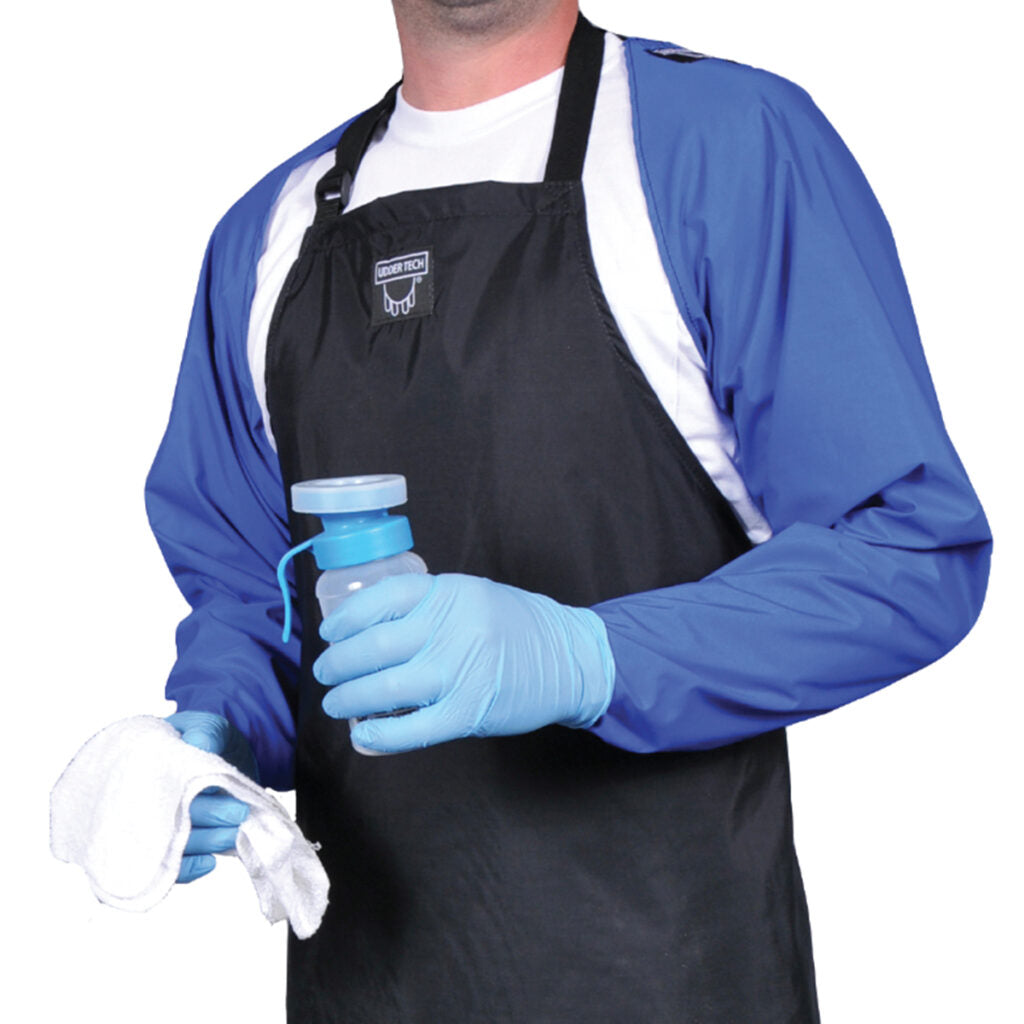 Udder Tech Blue Waterproof Milking Sleeve Duo with Thumbhole: Small ...