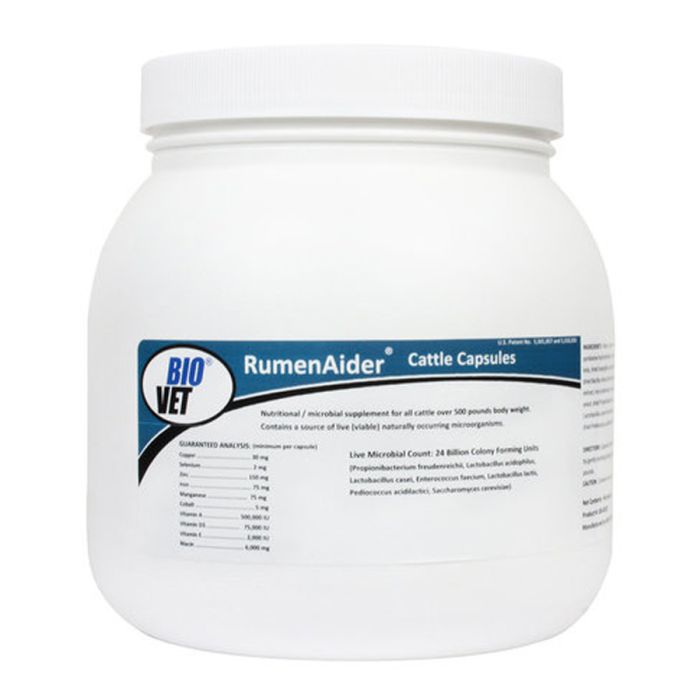 Rumenaider Cattle Capsules : 40ct | Heritage Animal Health