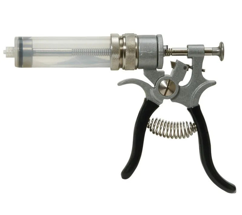 Dial O Matic Pistol Grip Syringe : 50ml | Heritage Animal Health