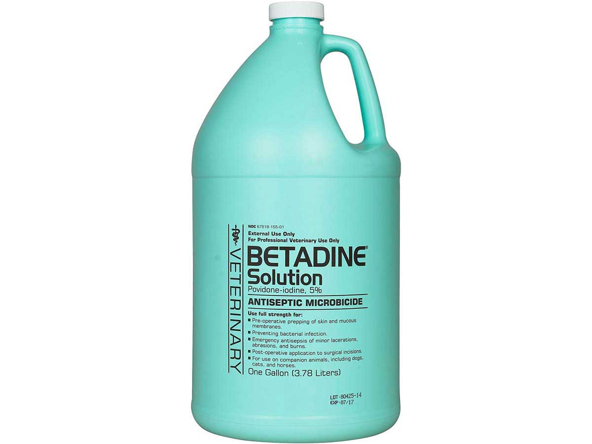 Betadine Solution 5%: Gal | Heritage Animal Health