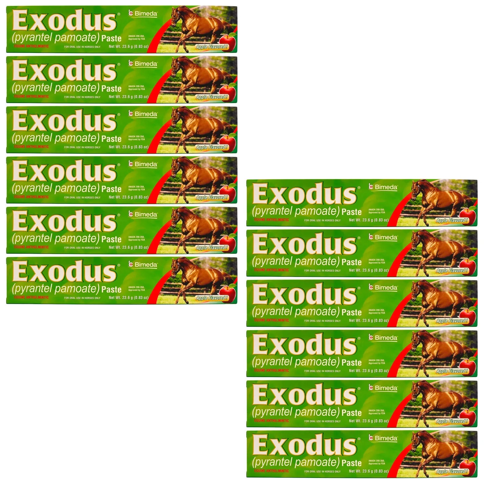 Exodus Paste Wormer 23.6gm : 12ct | Heritage Animal Health