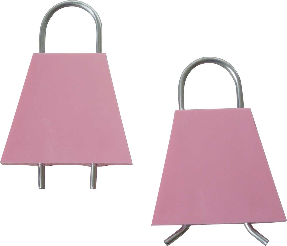 Bock's Dewlap Boc-Loc Brisket Tags Blank : Pink | Heritage Animal Health