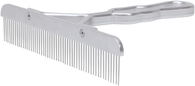 Stone Mfg Franklin Comb with Aluminum Handle : 9" | Heritage Animal Health