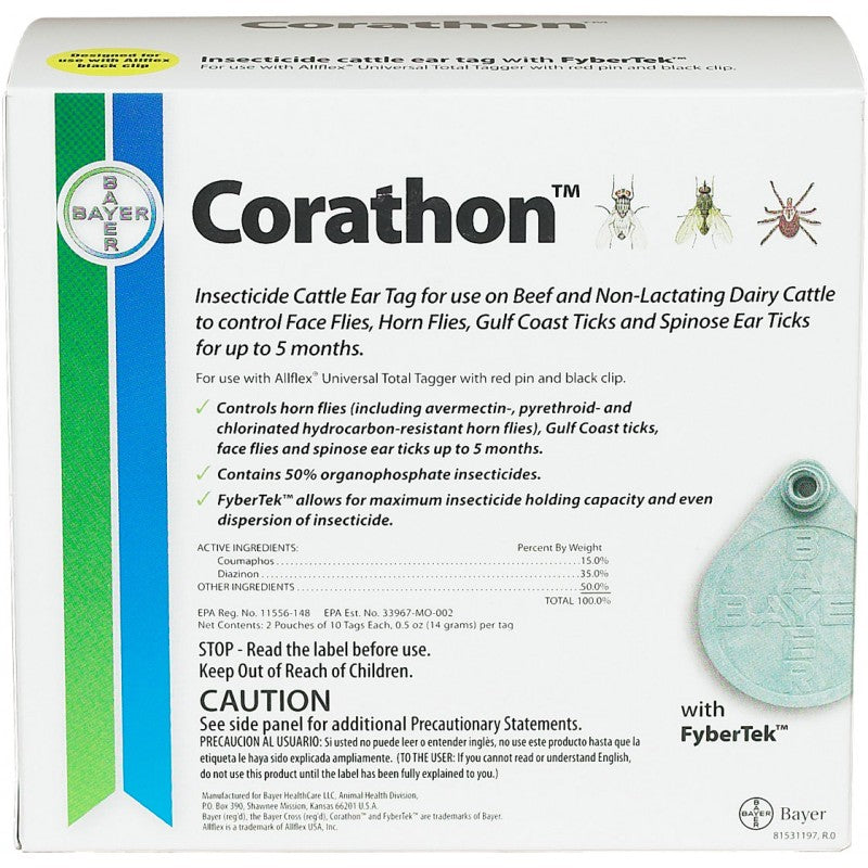 Corathon Insecticide Tags : 20ct | Heritage Animal Health