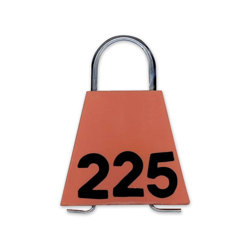 Bock's Dewlap Boc-Loc Brisket Cattle Tag Numbered (1-3 Digits) : Peach ...