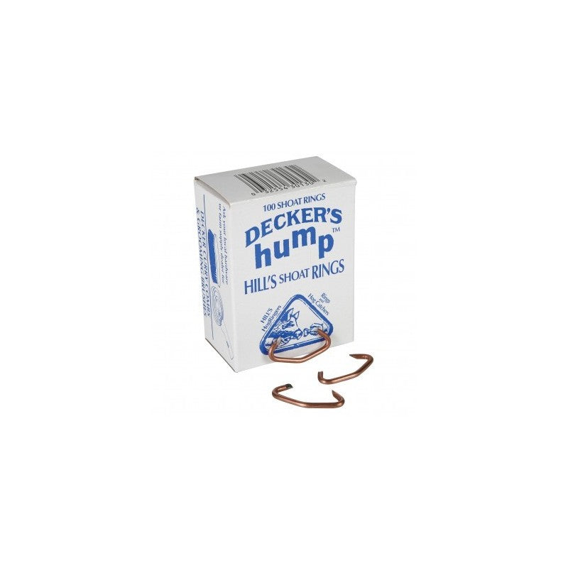 Decker Hill Hump Hog Rings Shoat #2 Blue : 100ct | Heritage Animal Health