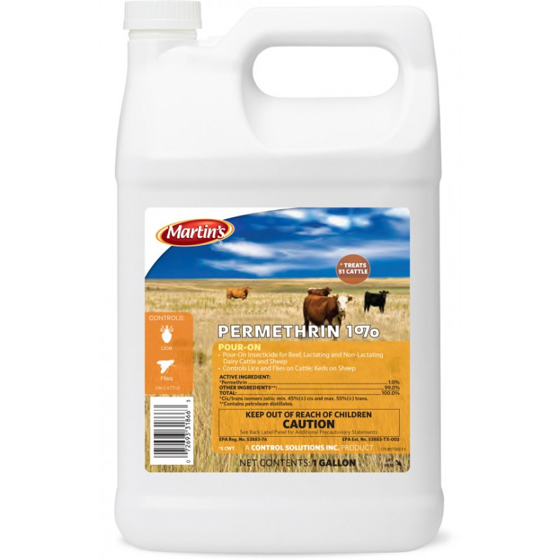 Control Solutions Permethrin 1% Pour-On : Gallon | Heritage Animal Health