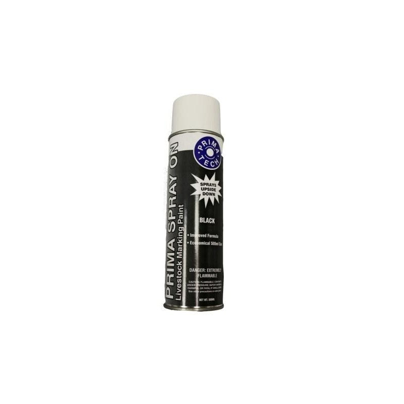 Prima Spray Marker Black : 500ml | Heritage Animal Health