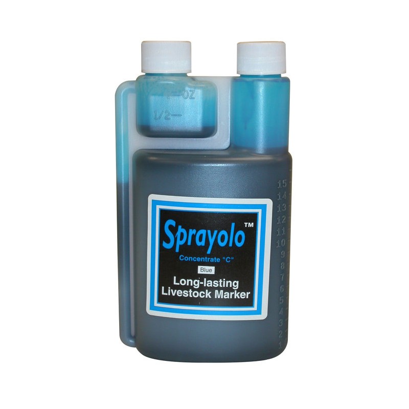 Sprayolo Marker Concentrate Blue : 16oz | Heritage Animal Health