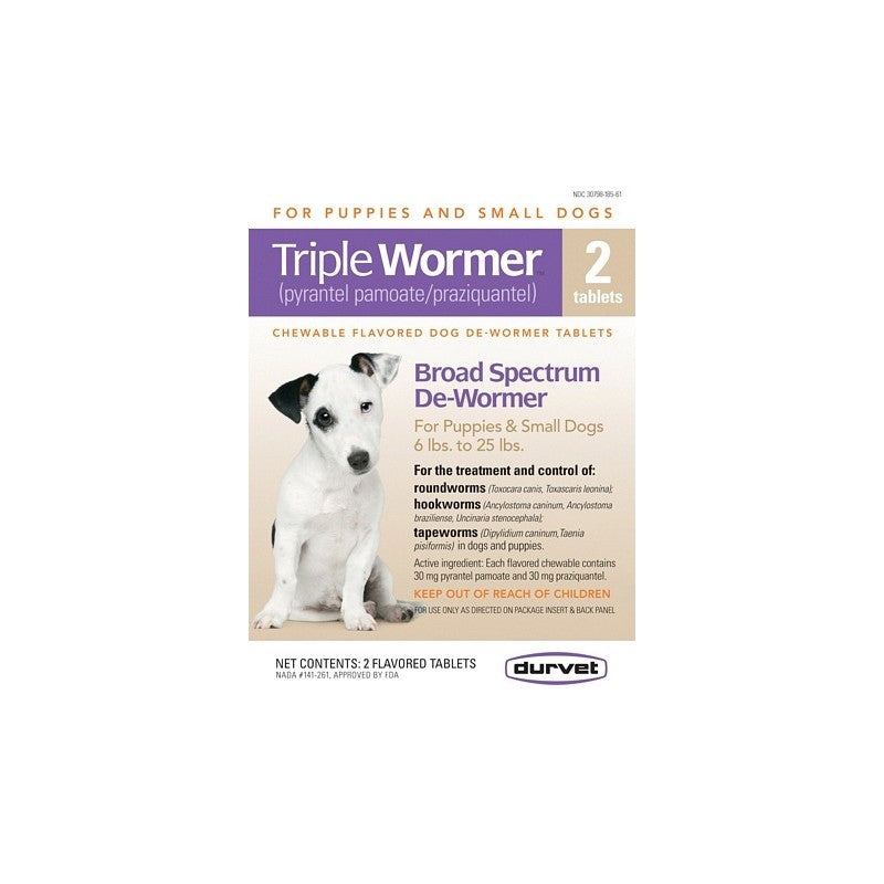 Triple Wormer for Small Dogs : 2ct | Heritage Animal Health