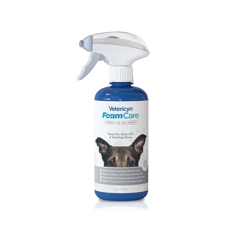 Vetericyn Foamcare Pet Medicated Spray Shampoo : 16oz | Heritage Animal ...