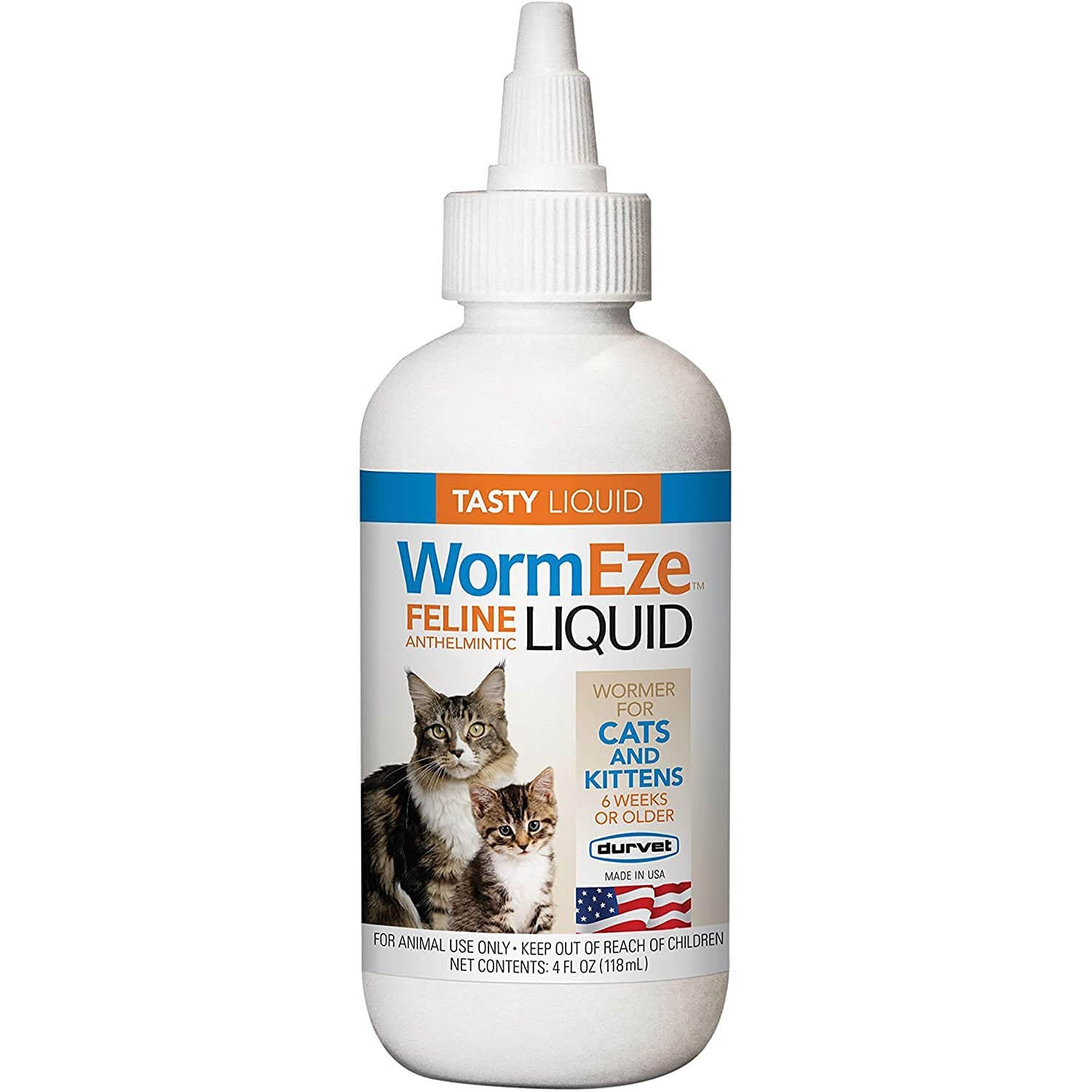 Worm EZE Liquid for Feline : 4 oz. | Heritage Animal Health
