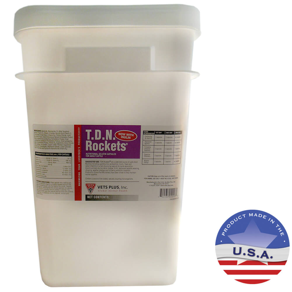 TDN Rockets Pail : 200ct | Heritage Animal Health