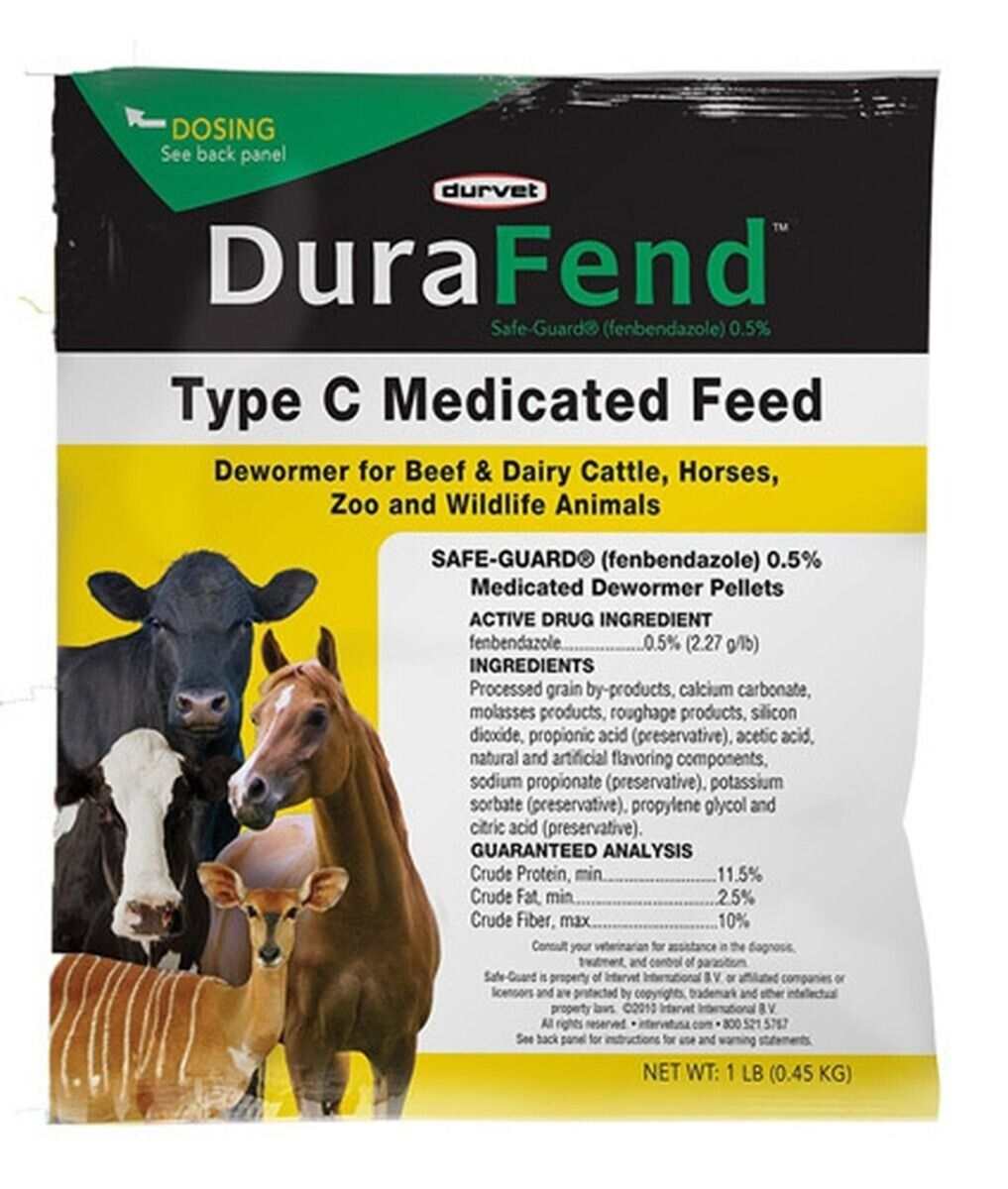 Durafend Type C Medicated Feed : 1 lb | Heritage Animal Health